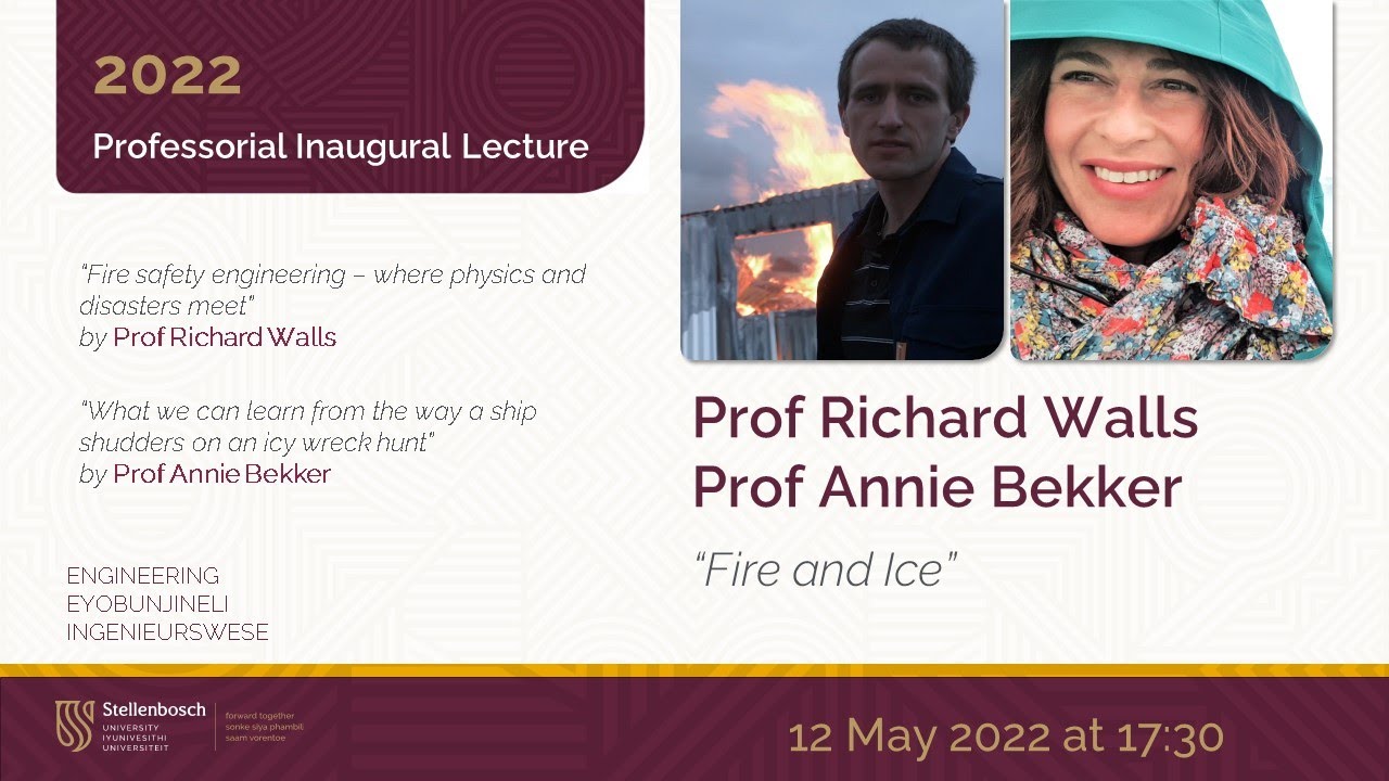 Inaugural Lecture: Prof Annie Bekker / Prof Richard Walls - YouTube