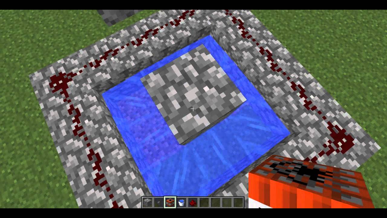 Minecraft How To Make A Player Tnt Cannon - YouTube