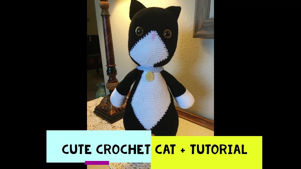 The Making of a Cute Amigurumi Crochet Cat & Tutorial - YouTube