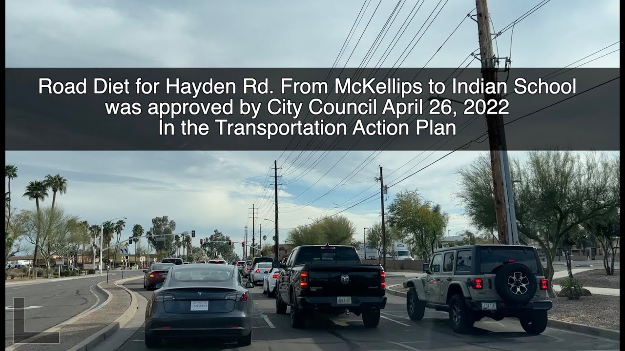 Hayden Road Diet is Included in the Transportation Action Plan approved ...