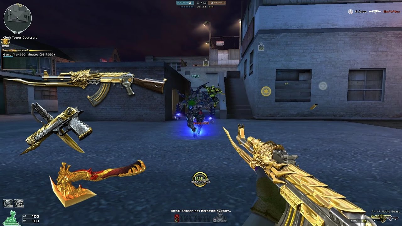 Crossfire United Kingdom: AK-47-Noble Beast| Hero Mode X by [MS ...
