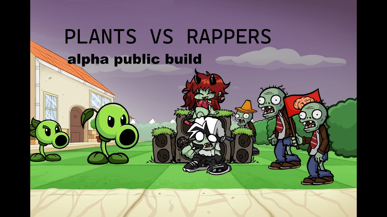 FNF| plants vs rappers public alpha - YouTube