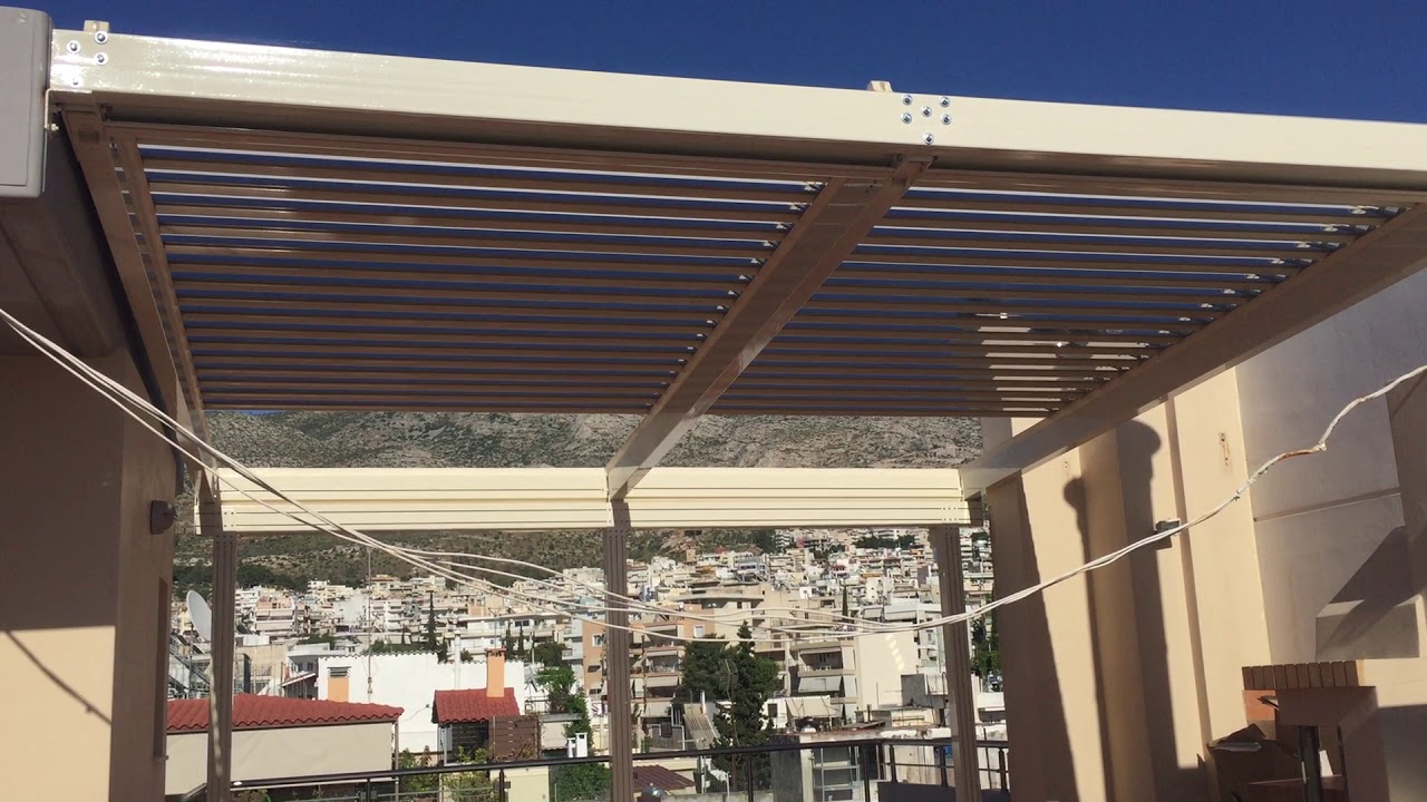 Βιοκλιματική Pergola - ΤΕΝΤΟΗλεκτρική - YouTube