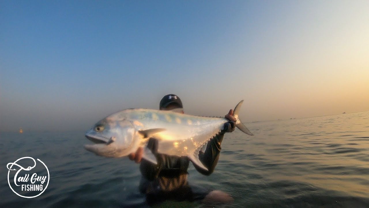 My new Personal Best Queenfish on fly! - YouTube
