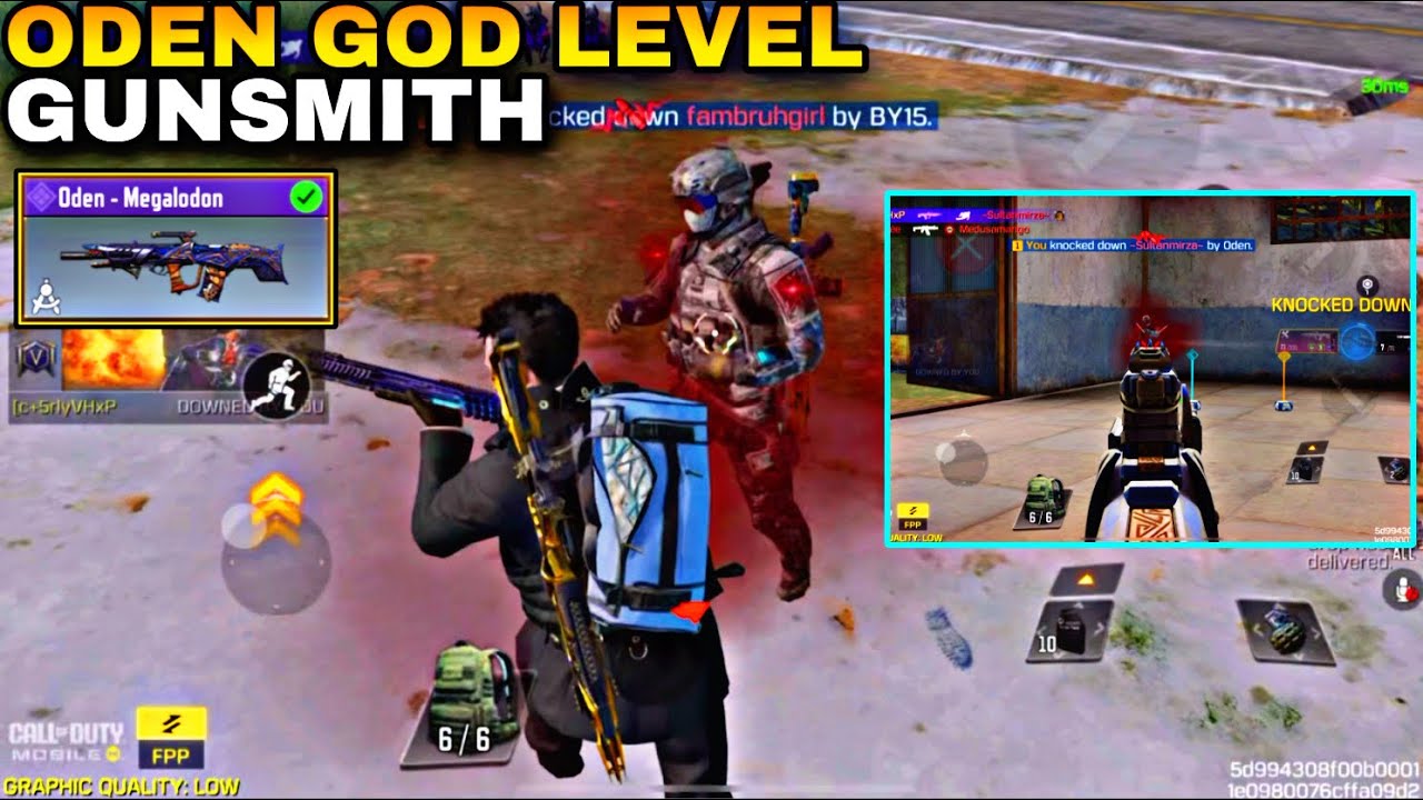 This oden - Red Sleigher gunsmith in best in battle royale call of duty ...