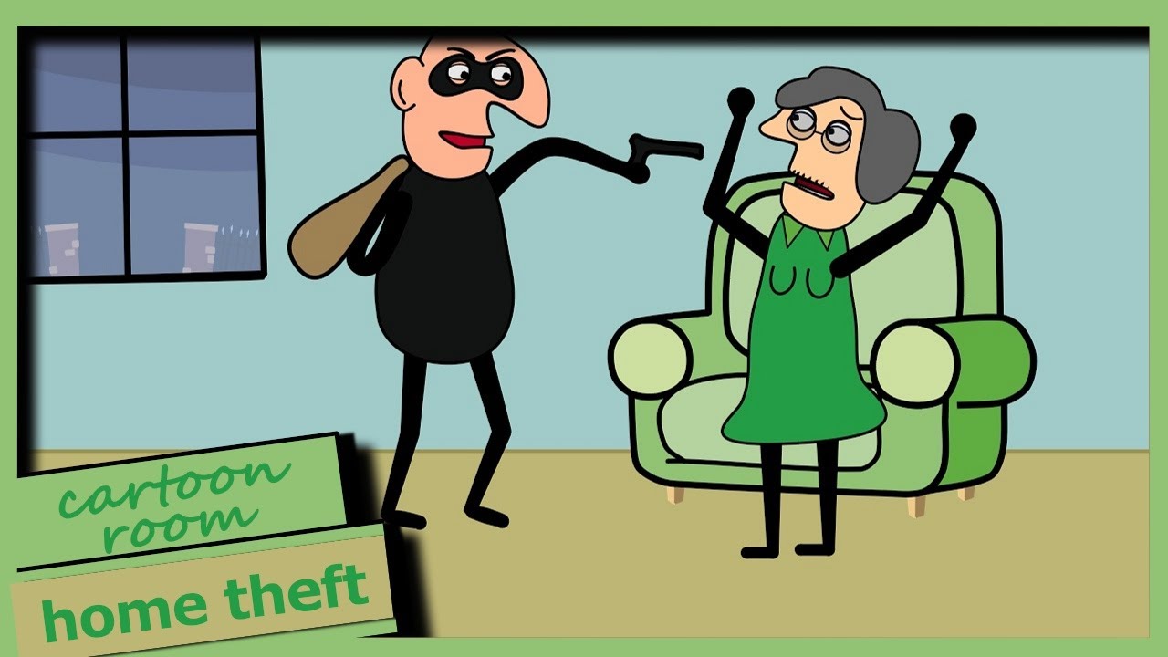 Home Theft|Cartoon Room|Funny Cartoon - YouTube
