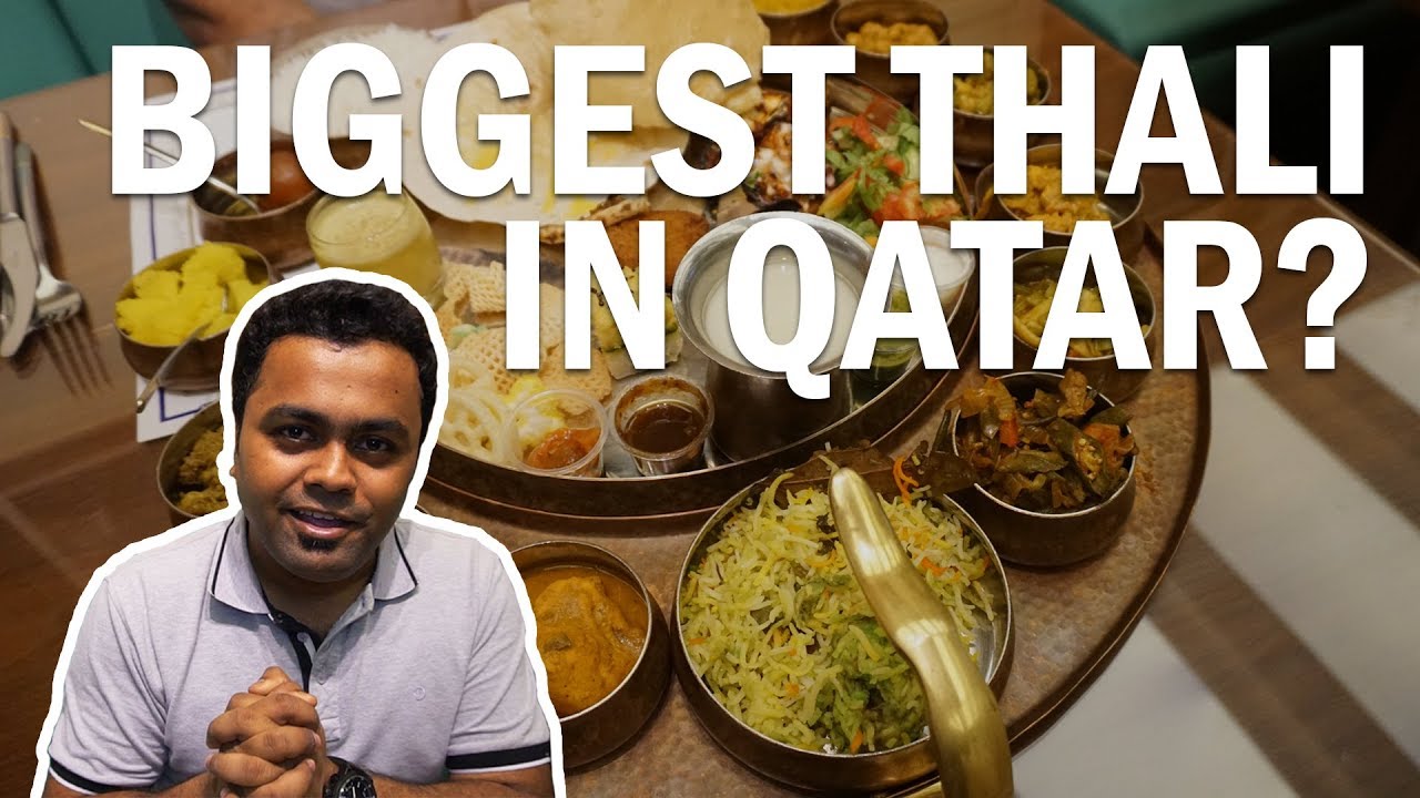 EXPERIENCE The BIGGEST THALI at ROTI & BOTI in Doha, Qatar - YouTube