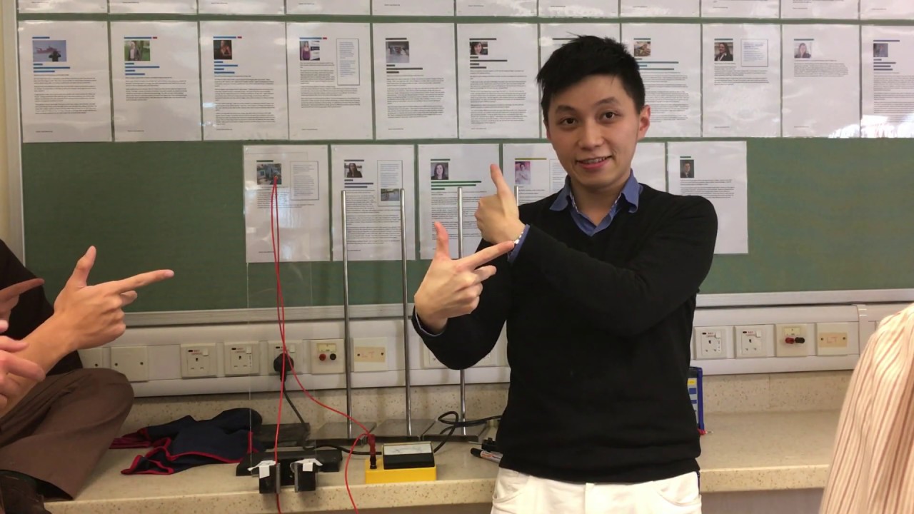 Demonstration_Fleming's Right Hand Rule - IGCSE Physics - YouTube