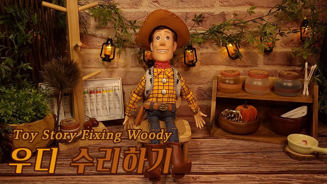 ASMR | 토이스토리🧸우디 수리 / Toy Story🧸Fixing Woody / ウッディの修理 /롤플레이 한국어 Eng sub ...