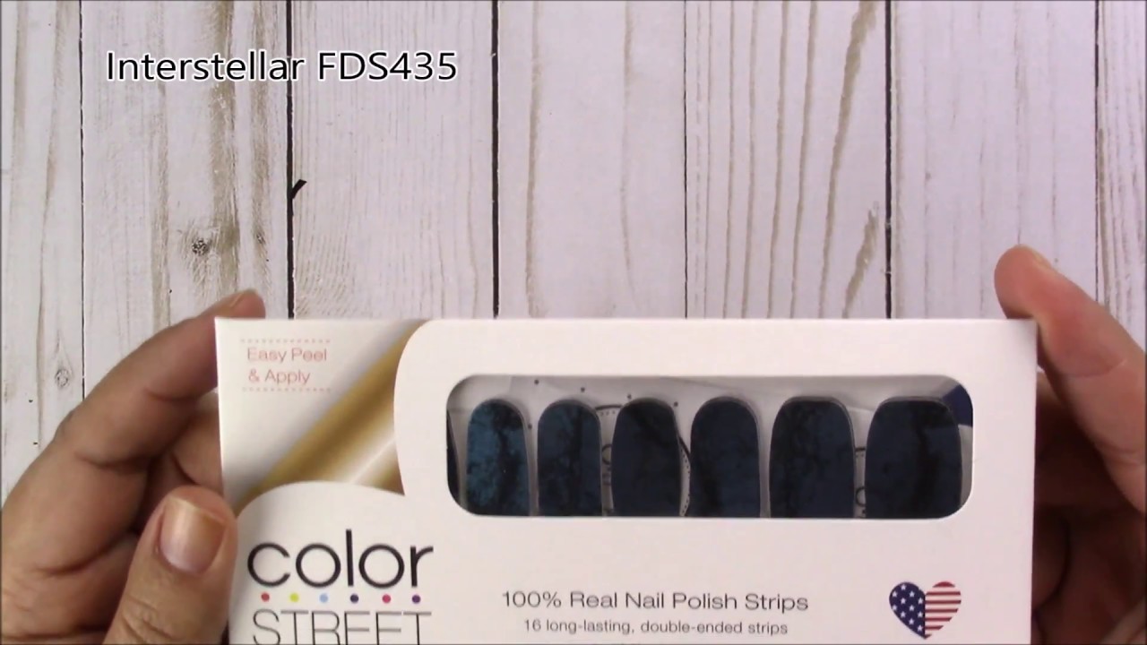 Color Street Nail Polish Strips Interstellar application Ana Reese ...
