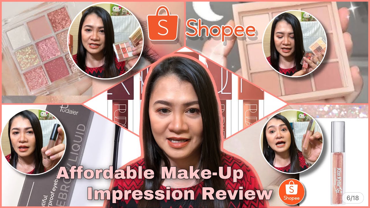 Affordable Make-Up from SHOPEE, Impression Review! Worth it ba?! (Part2 ...
