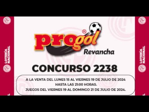 PROGOL y REVANCHA ANALISIS 2238 $11,700,000 - YouTube