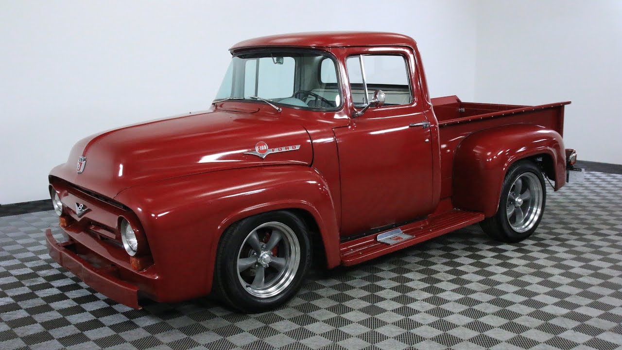 1956 FORD F100 RED - YouTube