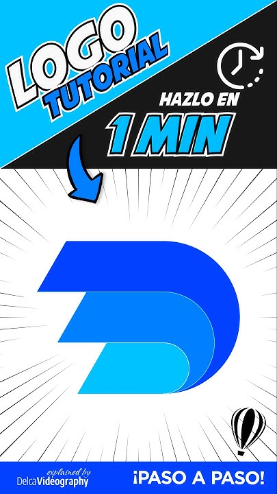 ⚡ CREA LOGOS en 1 MINUTO en CorelDRAW @DelcaX #corel #logo #coreldraw - YouTube