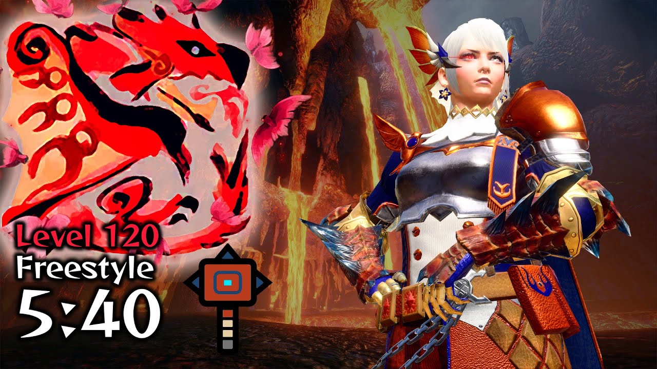 MHR Sunbreak: Level 120 Afflicted Rathalos Vs. Strength Hammer - 傀異討究 ...