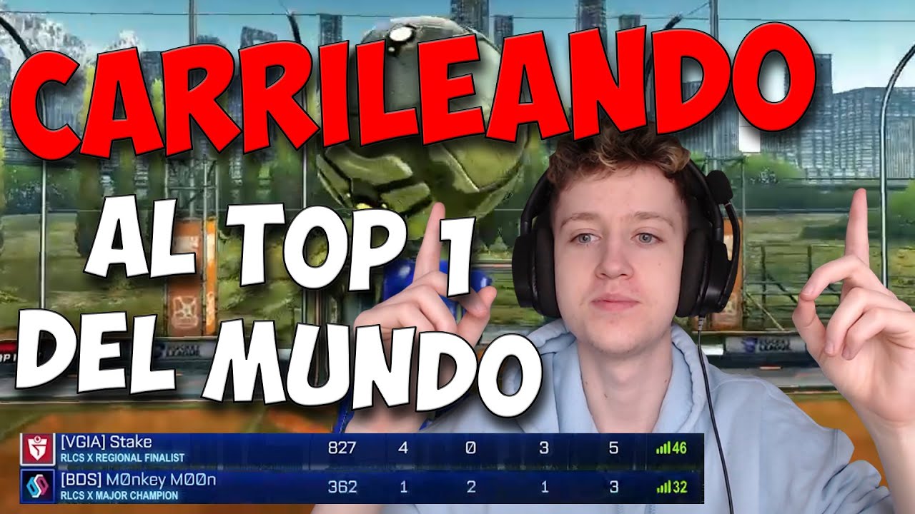 CARRILEANDO AL TOP 1 DEL MUNDO MONKEY MOON | ROCKET LEAGUE - YouTube