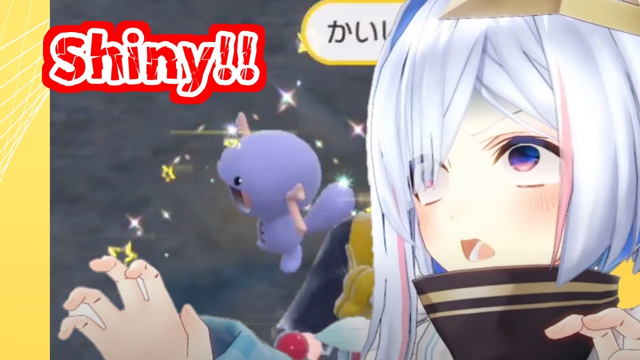 Kanata got a Shiny Pokemon then she got choked by her own saliva ...
