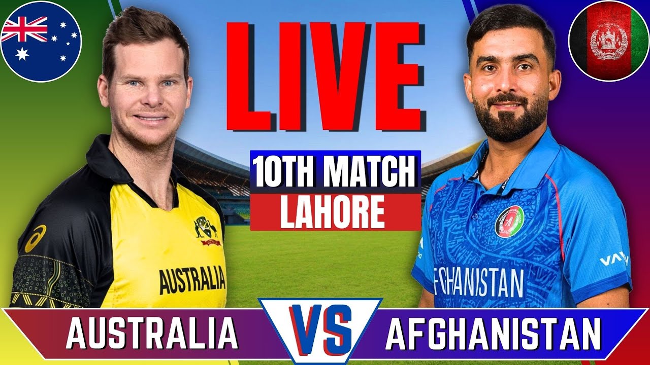 AFGHANISTAN vs AUSTRALIA, Today Match | Live Cricket Match Today | AUS ...