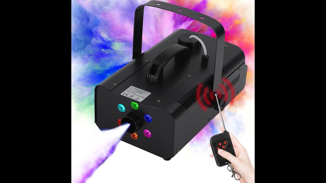 Fog Machine 1200 W LED Light Fog Machine with Radio Remote Control ...