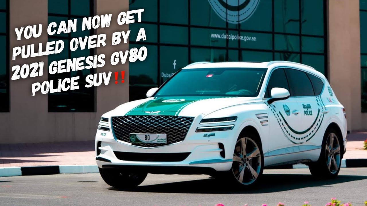 2021 Genesis GV80 Police SUV Makes Stopping Criminals Look Good! - YouTube