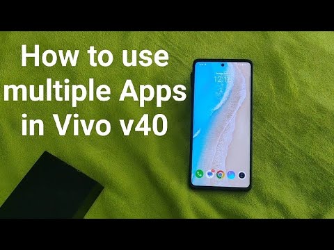 How to use multiple applications in one screen in Vivo v40 - YouTube