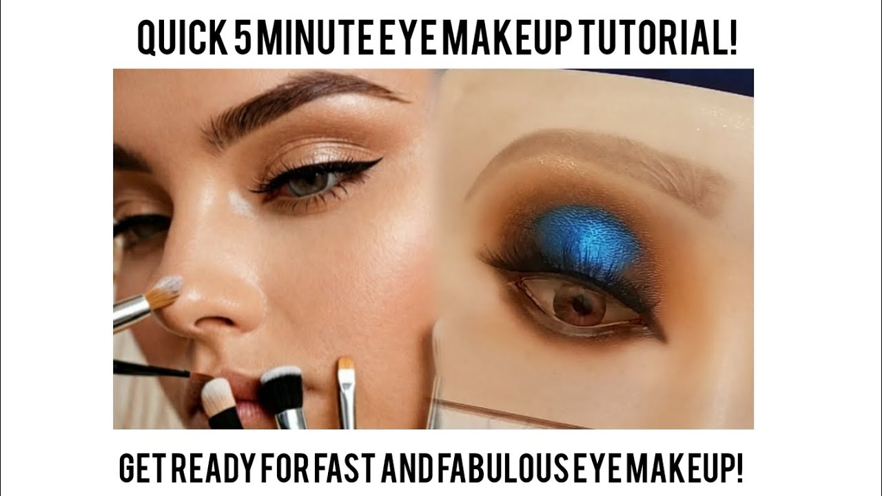 Quick 5 Minute Eye Makeup Look Tutorial 💄 - YouTube