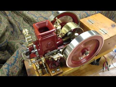 OLDS gas engine model hit and miss early 1900's - YouTube