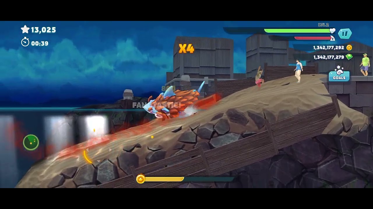 the werewolf shark🦈🦈! hungry shark evolution! - YouTube