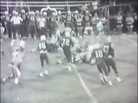 1975 Stigler Panthers at Stilwell Indians Football (Black & White ...