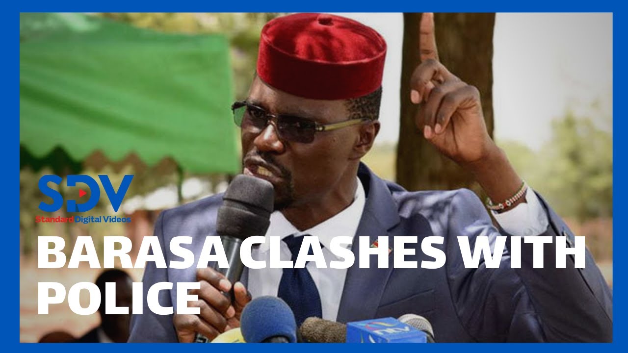 Kimilili MP Didmus Baraza clashes with police officers at the home of ...