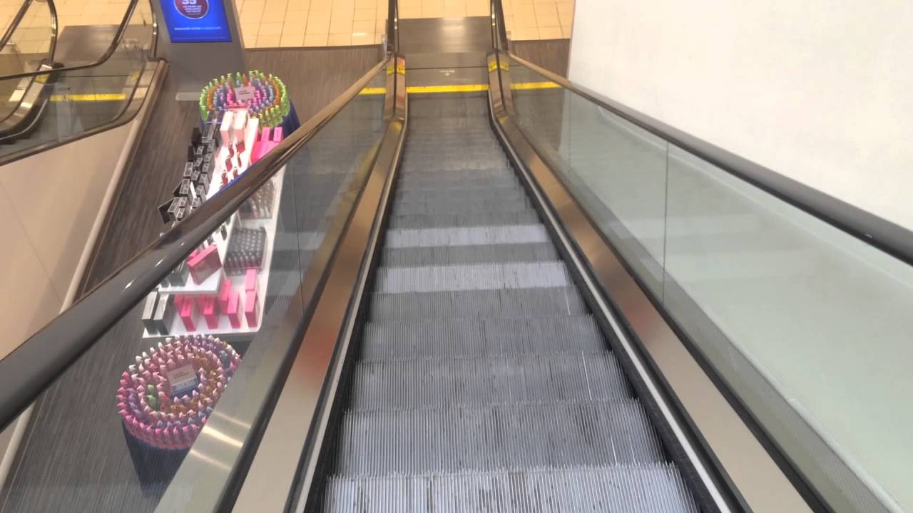 Schindler Escalators at Sears, Woodfield Mall, Schaumburg, IL - YouTube