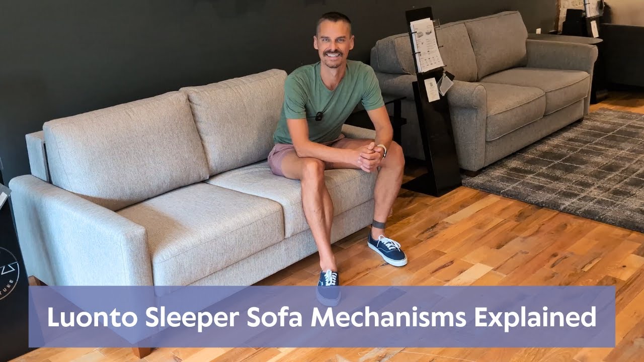 Luonto Sleeper Sofa Opening Mechanisms Explained - YouTube