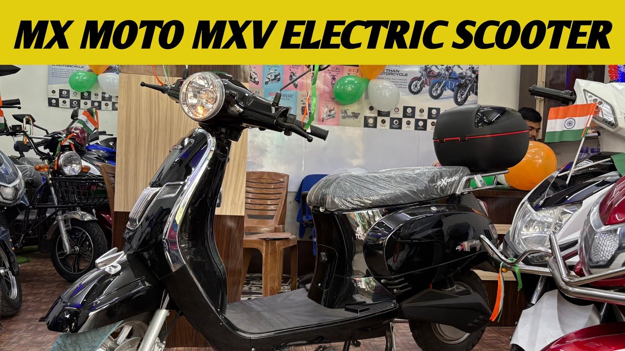 New MX Moto MXV Eco Electric Scooter Review |Price | 120Km Range ...