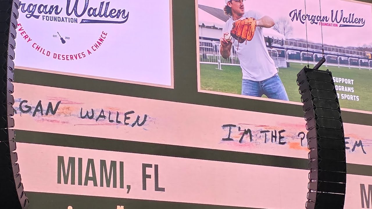 Morgan Wallen Tour Concert 2025 Miami Florida Walk Out!!! YeeHaw 🤠 ...