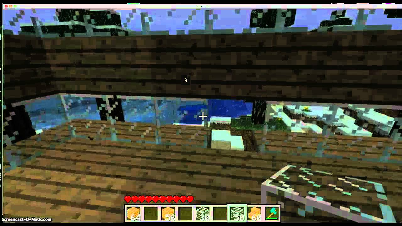 mineCraft:building hose part 4 - YouTube