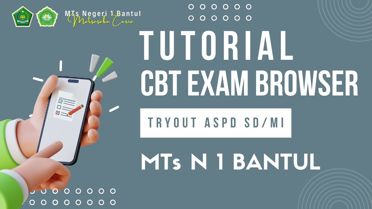 TUTORIAL CBT EXAM TO ASPD MATSASABA - YouTube