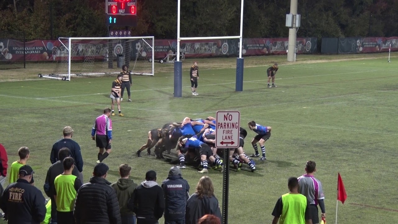 VCU RAM Rugby v. UoR Capital Cup 2018 SIDE ON VIEW - YouTube