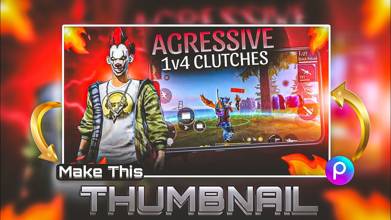 how to edit free fire thumbnail 🔥 - YouTube