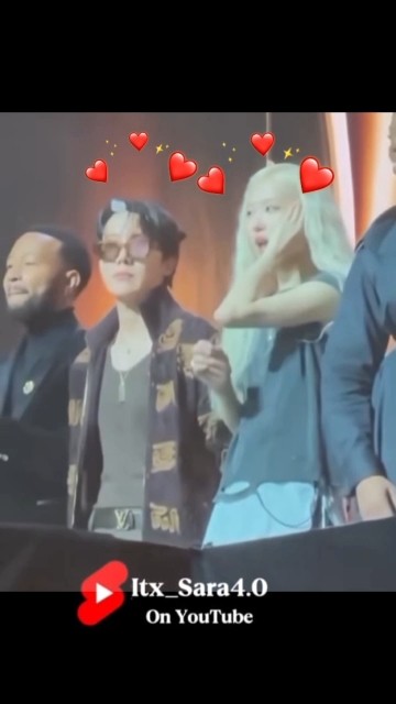 Rosé and Jhope together in Paris 💗 - YouTube