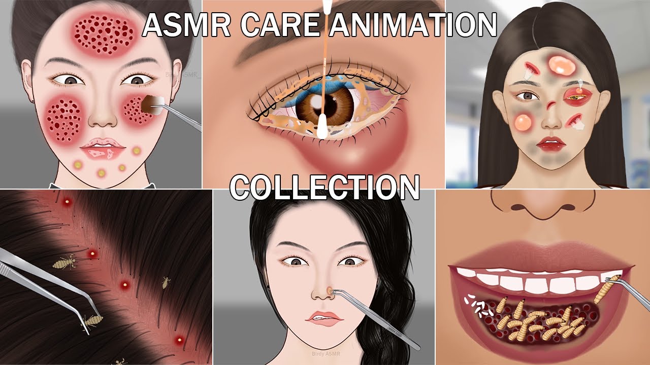 ASMR Satisfying Care Animation Collection - YouTube