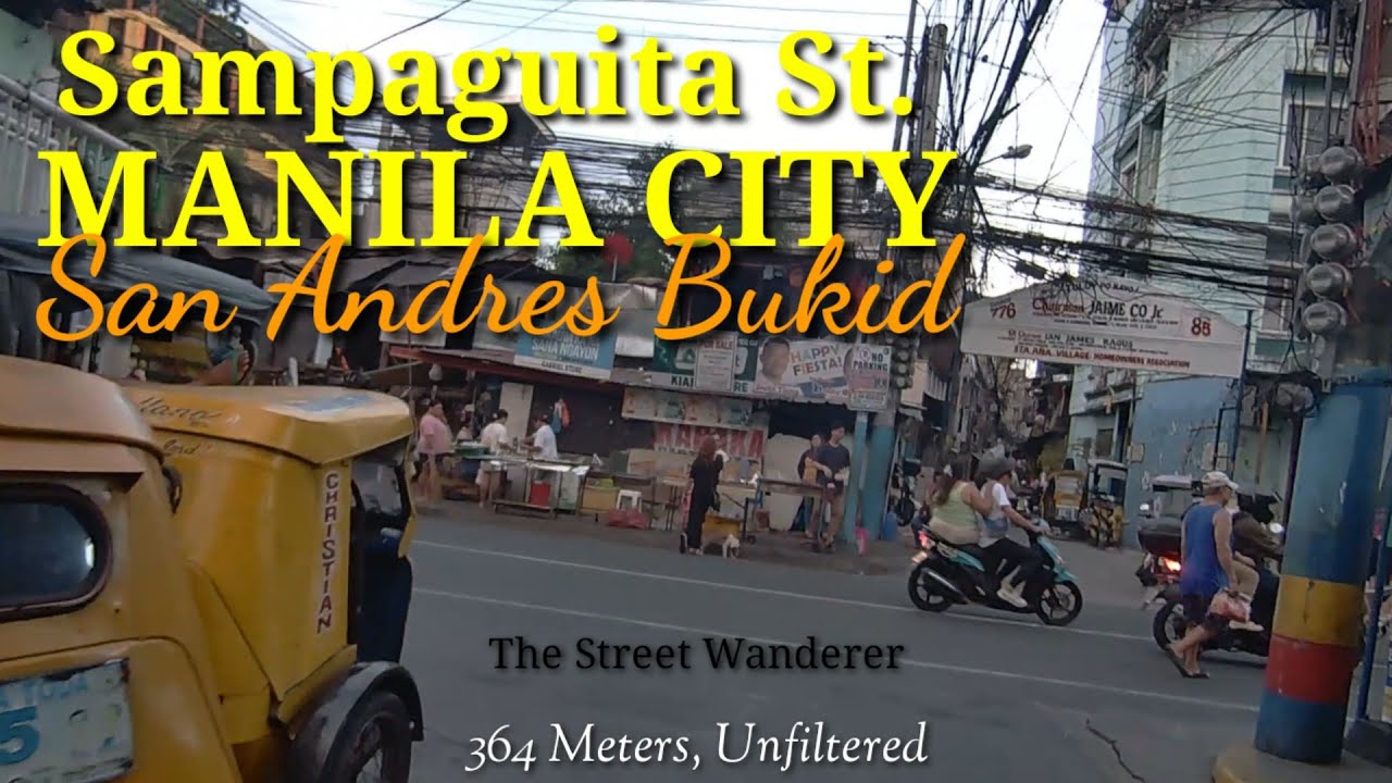 The ghetto of SAMPAGUITA STREET in San Andres Bukid Manila City ...