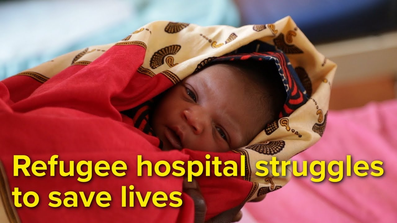 Refugee hospital struggles to save lives - YouTube