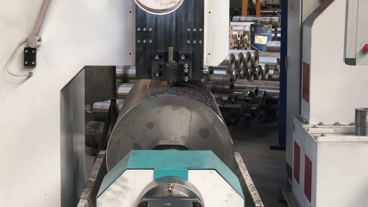 Roll Fluting Machine - YouTube