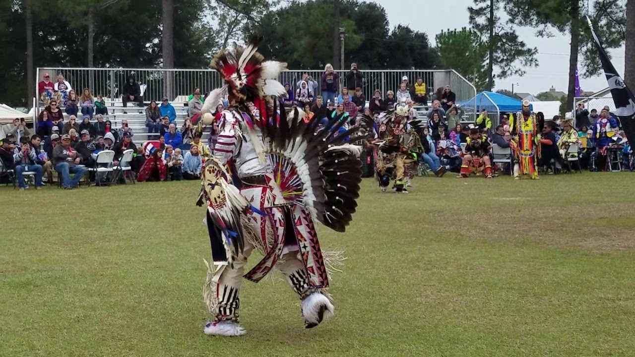 Poarch Creek Alabama, pow wow 2018 top four judge rolin special - YouTube