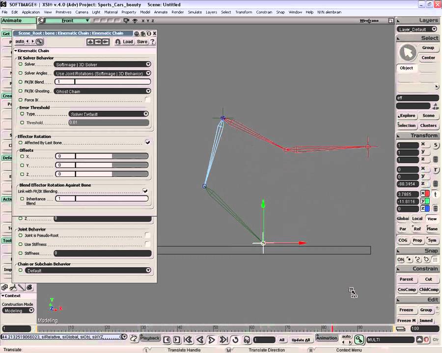 Animation: IK-FK blending - YouTube