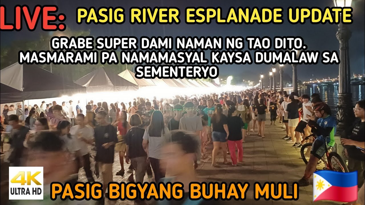 WOW! GRABE UNDAS NGAYON PERO SUPER DAMI NAMAN NG TAO DITO | PASIG RIVER ...