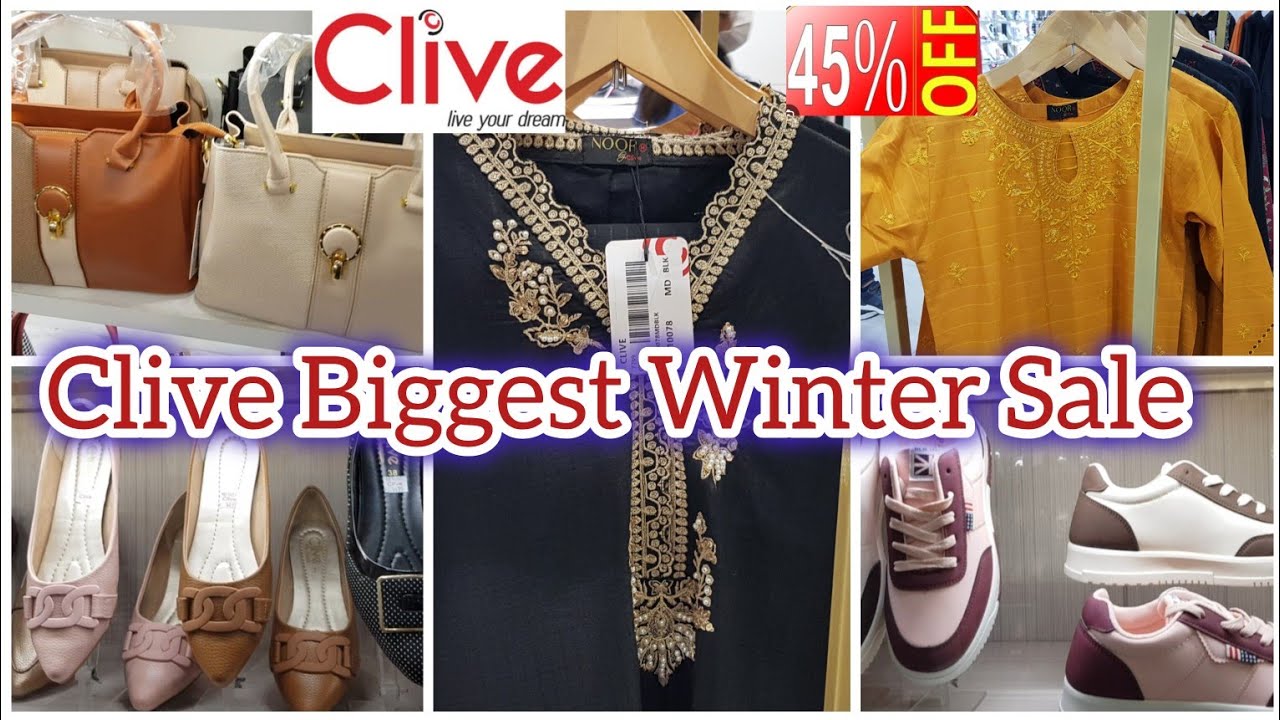 Clive New Year Winter Sale Upto 45% Off || Clive Shoes , Bags and ...