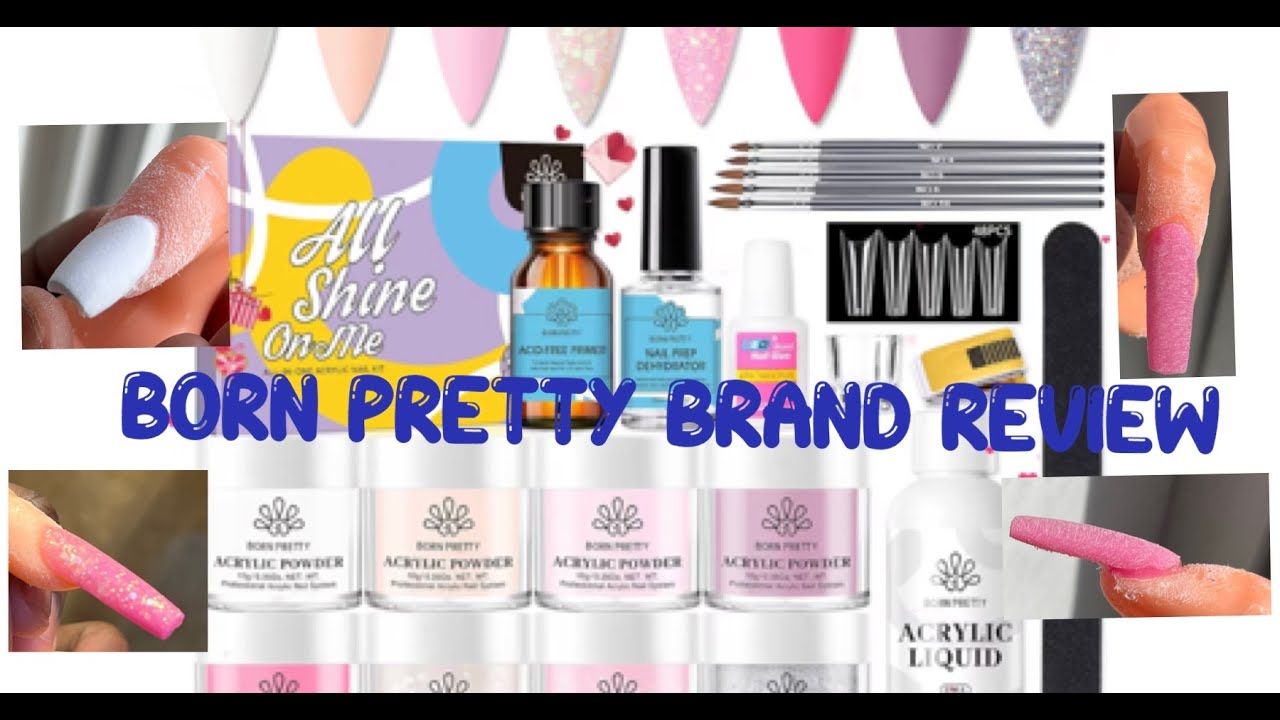BORN PRETTY ACRYLIC NAIL KIT REVIEW - YouTube