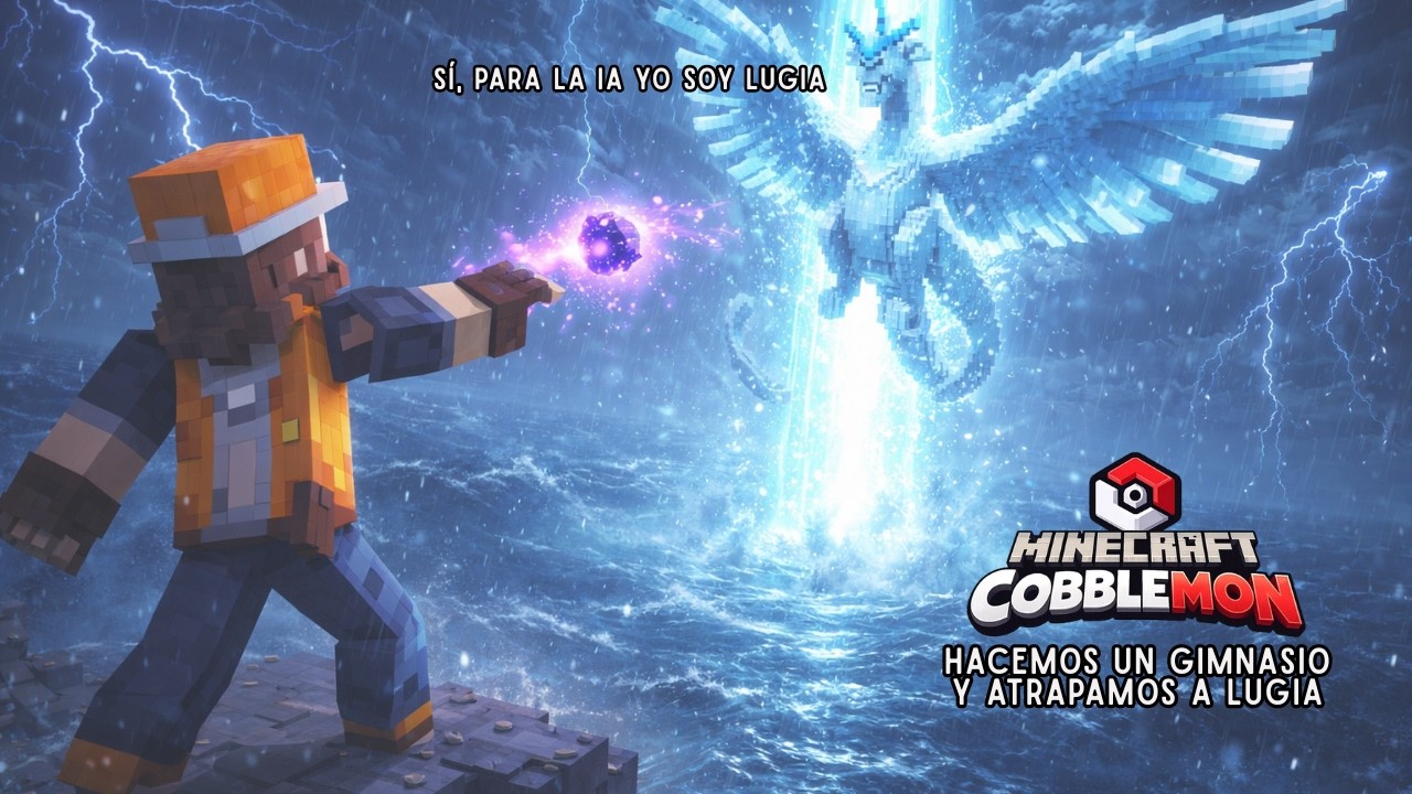 #23 Minecraft COBBLEMON - ¡HOY HACEMOS UN GIMANSIO Y ATRAPAMOS A LUGIA ...