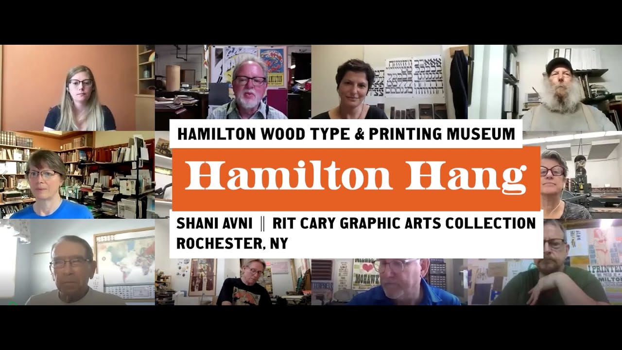 Hamilton Hang: Shani Avni, RIT Cary Graphic Arts Collection - YouTube